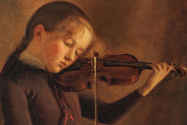 Girl With Violin by Percy Ives on artnet