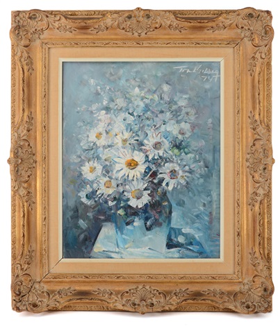 Still life of flowers in a vase by Thomas Golding on artnet