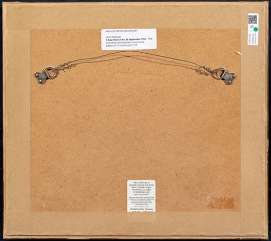 A Real Work of Art, 26 September 1994 by Mark Wallinger on artnet