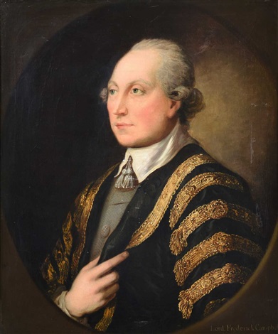 Portrait of Lord Frederick Campbell 1729-1816, half length, in a ...