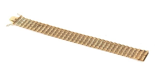 A 14k gold bracelet by Aage Albing on artnet