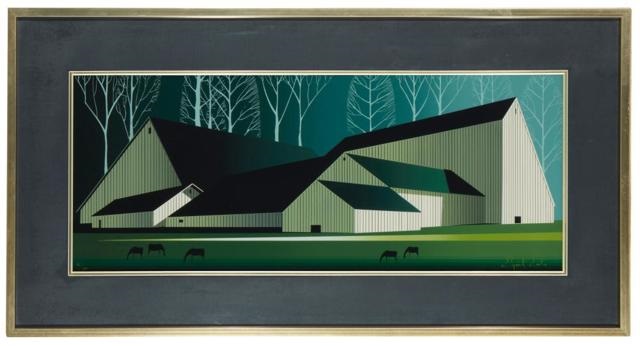 American Barns, 1982 by Eyvind Earle on artnet