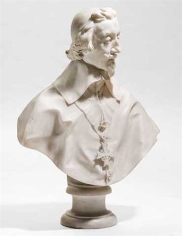 MARBLE BUST OF CARDINAL DE RICHELIEU by Gian Lorenzo Bernini on artnet