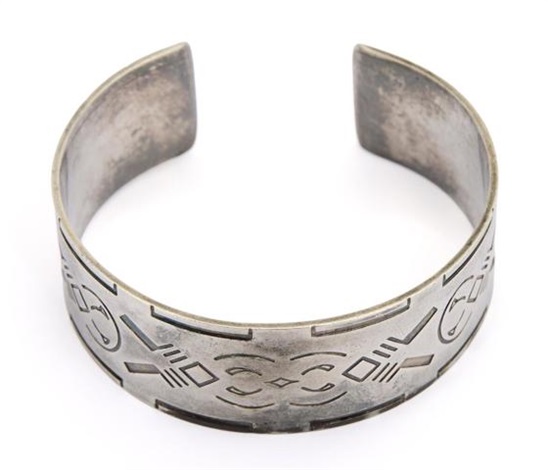 A bangle of sterling silver by Harald Nielsen on artnet