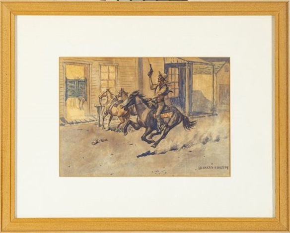 Celebration, from the Old West by Leonard Howard Reedy on artnet