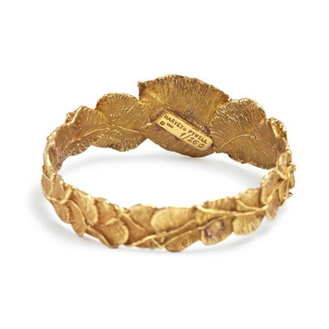 ANDRE HARVEY AND DONALD PYWELL AN 18K GOLD FROG BRACELET by Andre ...