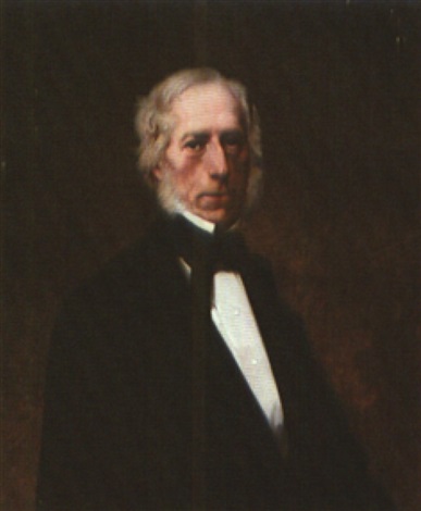 Portrait of a gentleman with prominent sideburns by Guido Bach on artnet