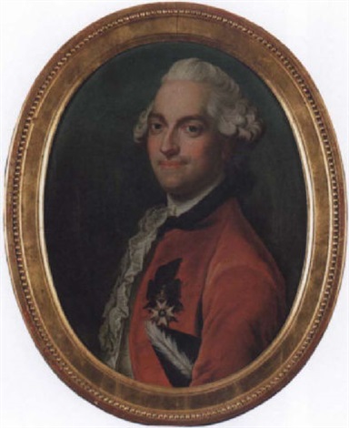 Porträtt av kanslirådet och skalden greve Gustaf Fraderik Gyllenborg ...