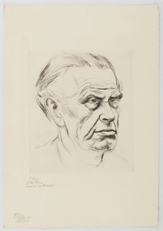 Self portrait by Otto Dix on artnet