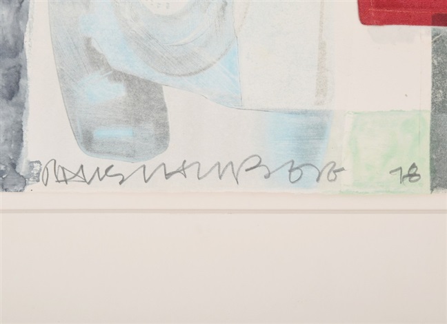 Large Robert Rauschenberg Mixed Media Collage by Robert Rauschenberg on ...