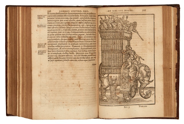 Vegetius, De re militari libri quatuor, Leiden, 1592, Parisian ...