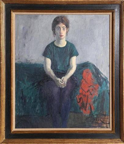 Girl on Bed by Raphael Soyer on artnet