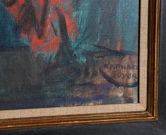 Girl on Bed by Raphael Soyer on artnet