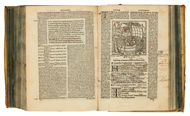 Vergil, Bucolica, Georgica, Aeneis, Venice, 1507, eighteenth-century ...