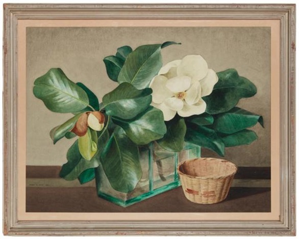 Still Life With Magnolias, 1941 by Frode Nielsen Dann on artnet