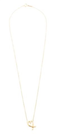 A Loving Heart necklace set with a pendant in the shape of a heart by ...