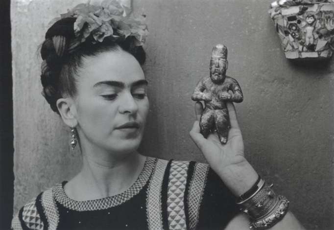 Frida Kahlo with idol by Nickolas Muray on artnet