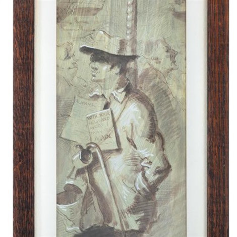 JOSEPH SHEPPARD. MAN ON THE CORNER by Joseph Sherly Sheppard on artnet