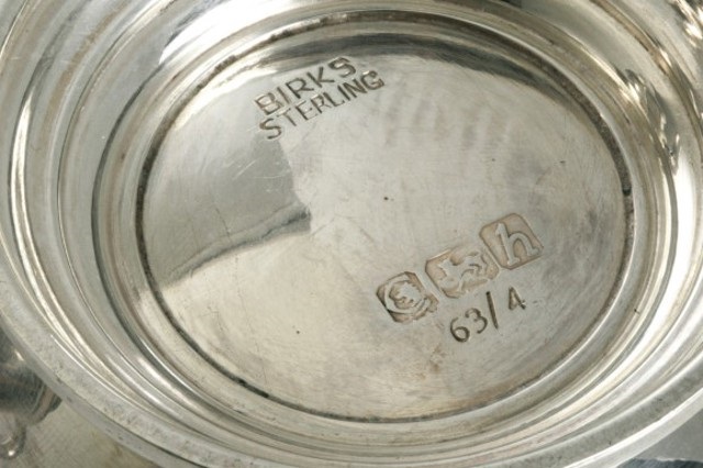 BIRKS CANADIAN THREE PC SILVER COFFEE SET, 794g by Birks (Co.) on artnet