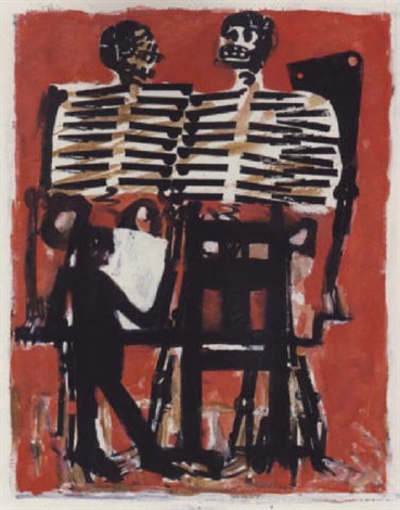 Tod und Drucker by HAP Grieshaber on artnet