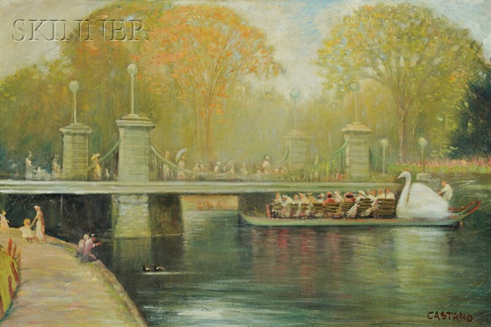 Swan Boats, Boston Public Garden by Giovanni Castano on artnet