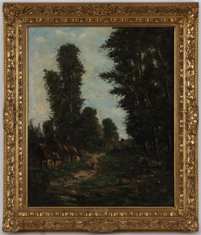 Paysage de campagne animé by Emile van Marcke de Lummen on artnet