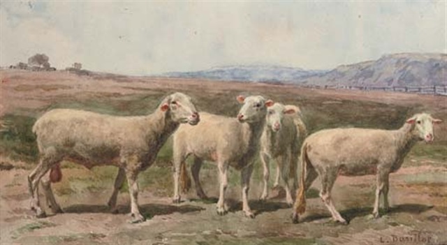 The flock by Léon Barillot on artnet