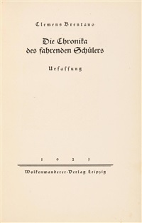 Clemens von Brentano | Artnet