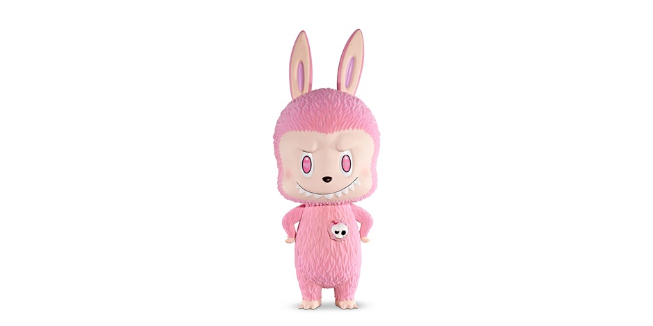 Pink Mega Labubu Tec 1000 by Kasing Lung on artnet