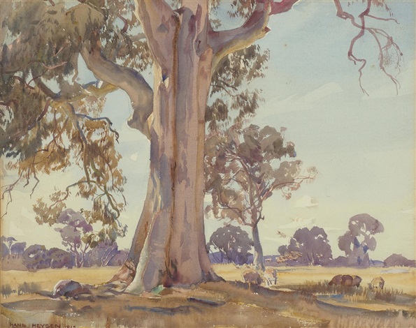 Red Gum Summer Day by Hans Heysen on artnet