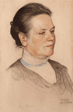 The portrait of Mary Weir by William Strang on artnet