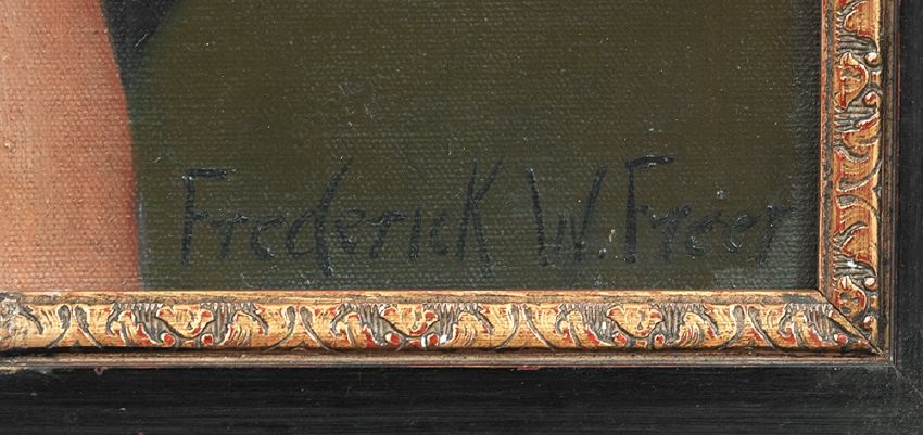 Portrait of an Elegant Woman in Black by Frederick Warren Freer on artnet