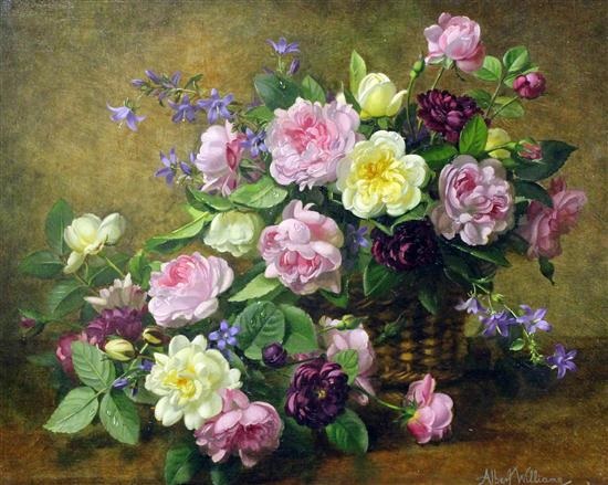 Old world roses of June by Albert Williams on artnet