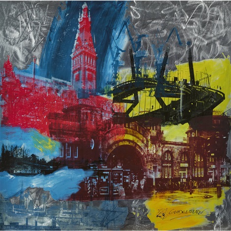 Hamburger Collage by Guldenstern Peter Wolframm und Peter Smolka on artnet
