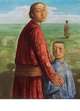 静静的草原 by Wei Ershen on artnet