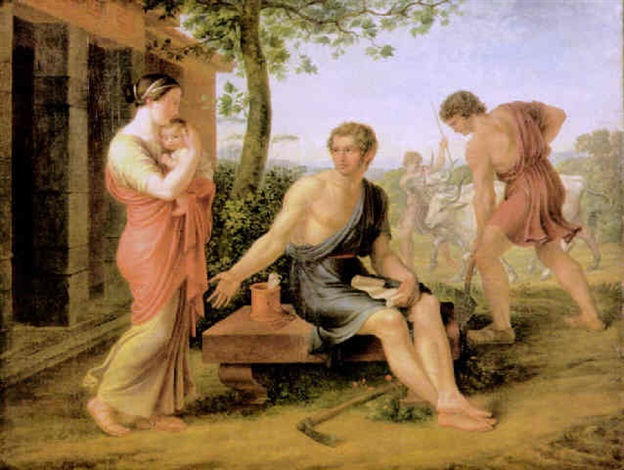 Cato der Ältere als Landwirt by Eberhard Wächter on artnet