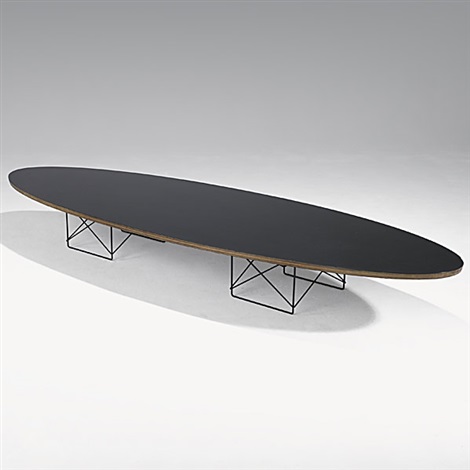 ETR surfboard table by Charles and Ray Eames on artnet