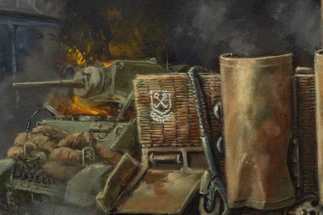 Counter Attack At Villers-Bocage by David Pentland on artnet