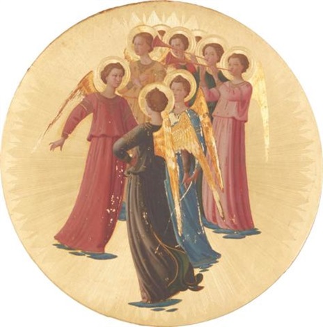 Two Florentine Renaissance-style paintings, early 20th century by Fra ...