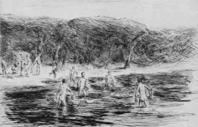 Badende Knaben by Max Liebermann on artnet