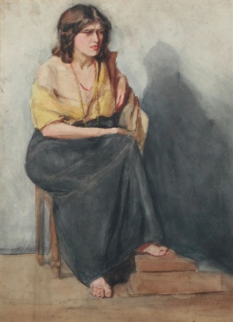 Portrait of a woman by Sarah Henrietta Purser on artnet