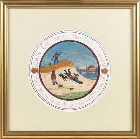 Cape Cod Boys,They Have No Sleds, They Slide Down Dunes on Codfish ...