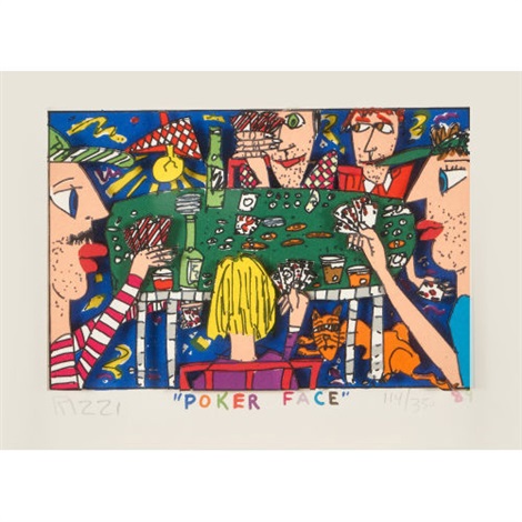 Poker Face by James Rizzi on artnet