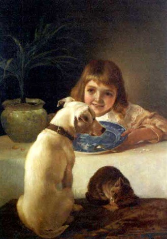 Little girl by Charles Henry Blair on artnet