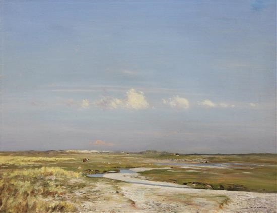 Extensive landscape by William Arthur Laurie Carrick on artnet