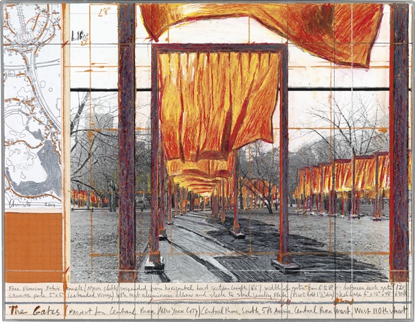 The gates Project for Central Park New York City photograph by Wolfgang ...