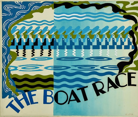 The Boat Race - Poster for The London Underground by A.E. Halliwell on ...