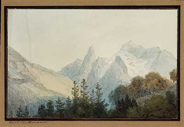 Bjerglandskab by Carl Rottmann on artnet