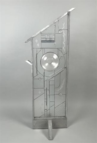 Floor-Standing Sculpture Of Etched, Blown And Stained Glass by Toland ...