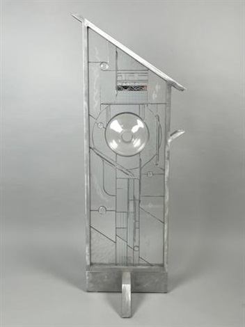 Floor-Standing Sculpture Of Etched, Blown And Stained Glass by Toland ...